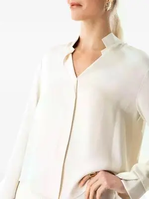 PETER COHEN Cuffed-sleeves Buttoned Blouse