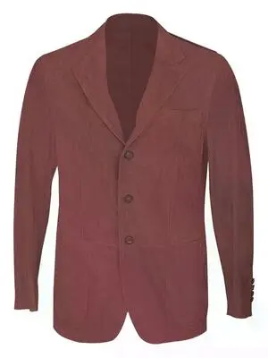 Eleventy Suede Single-breasted Blazer