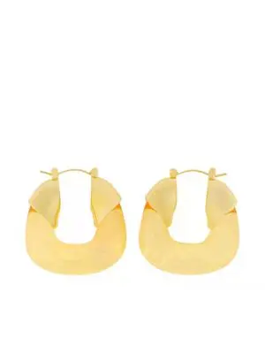LIZZIE FORTUNATO Mini Organic Hoop Earrings - Gold