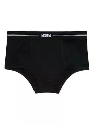 MSGM Logo-detail Briefs - Black