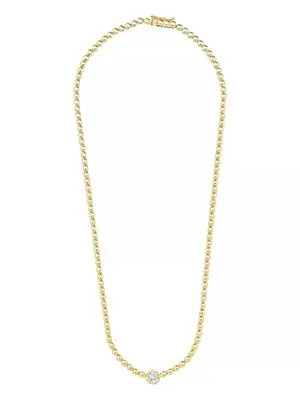 JENNIFER MEYER 18kt Yellow Diamond Tennis Necklace - Gold