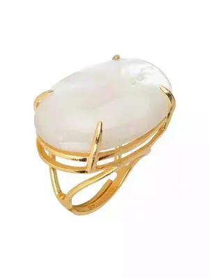 BOUNKIT JEWELRY Pearl Barbara Ring - Gold