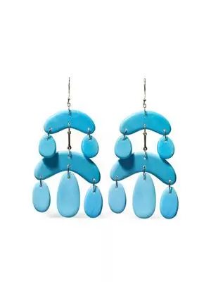 TEN THOUSAND THINGS Ten Thousand Things 18k Yellow Gold Turquoise Chandelier Earrings