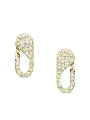 BIZZOTTO GIOIELLI 18k Yellow Diamond Link Earrings - Gold