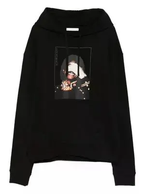 IH NOM UH NIT Graphic-print Hoodie - Black
