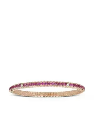 ZYDO 18k Rose Gold Diamond And Sapphire Bracelet - Pink