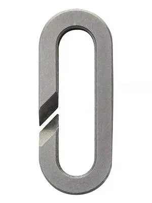 BIZZOTTO GIOIELLI Open-link Paperclip Pendant - Silver