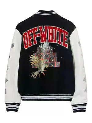 Off-White Wo Soundsystem Varsity Jacket