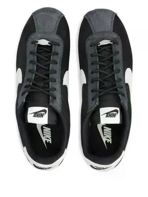 Nike Suede Appliqué Sneakers - Black