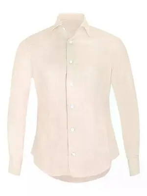 Eleventy Long-sleeve Button-down Shirt - Neutrals