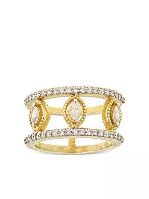 TANYA FARAH 18k Yellow Diamond Ring - Gold