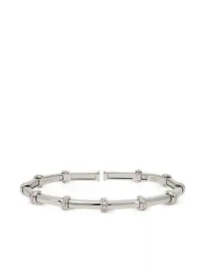 Sidney Garber 18k White Gold Carly Diamond Bracelet - Silver