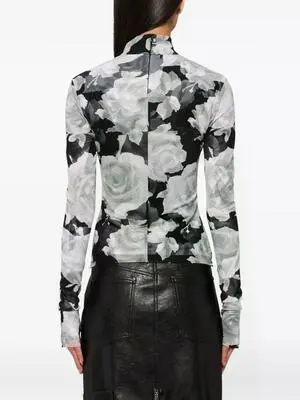 MSGM Floral-print Top