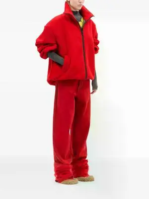 MSGM Zip-fastening Sweatshirt - Red