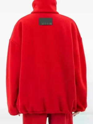 MSGM Zip-fastening Sweatshirt - Red