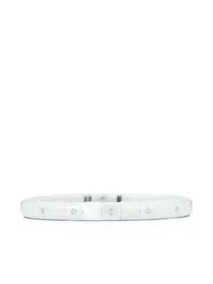 Roberto Demeglio 18k Gold And Ceramic Pura Diamond Bracelet - White