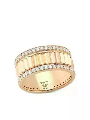Walters Faith 18k Rose Gold Clive Diamond Ring - Pink