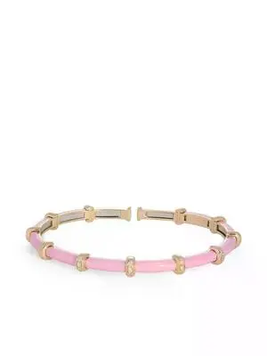 Sidney Garber 18k Yellow Gold Carly Diamond Bracelet - Pink