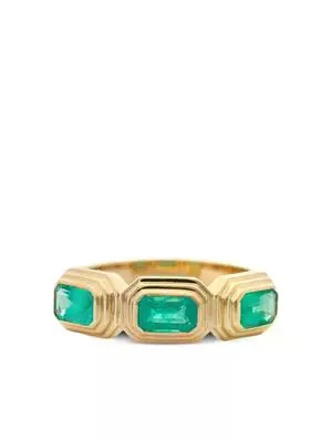 YI COLLECTION 18k Yellow Baxter Emerald Ring - Gold