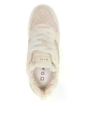 D.a.t.e. Shearling-panel Sneakers