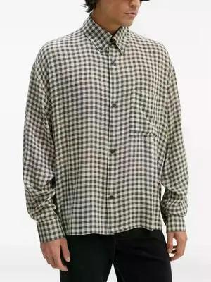 WON HUNDRED Checked Chest-pocket Shirt