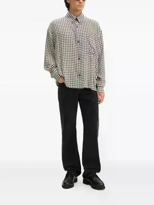WON HUNDRED Checked Chest-pocket Shirt