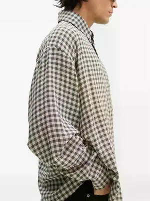 WON HUNDRED Checked Chest-pocket Shirt