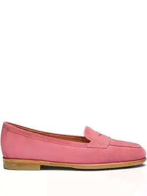 Santoni Suede Carla Loafers