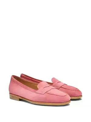 Santoni Suede Carla Loafers