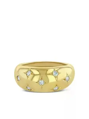 Zoe Chicco 14k Yellow Medium Aura Diamond Ring - Gold