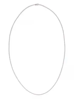 Tamara Comolli 18kt White Gold Belcher Chain Necklace - Silver