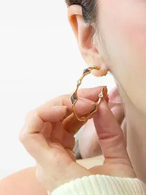 Nimo With Love Diamond Hoop Earrings