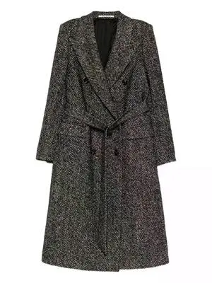 Tagliatore Herringbone Double-breasted Coat