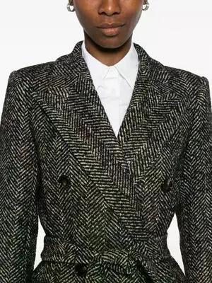 Tagliatore Herringbone Double-breasted Coat