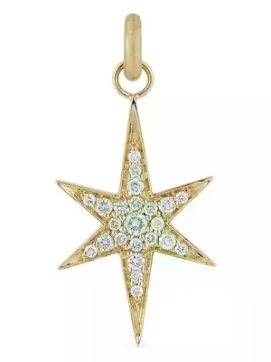 STORROW JEWELRY 14k Yellow Stella Diamond Pendant - Gold