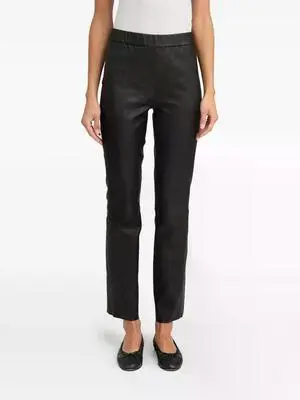 Sprwmn Black Wash Pants For Women