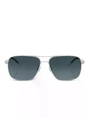 Oliver Spencer Navigator Frame Sunglasses - Silver