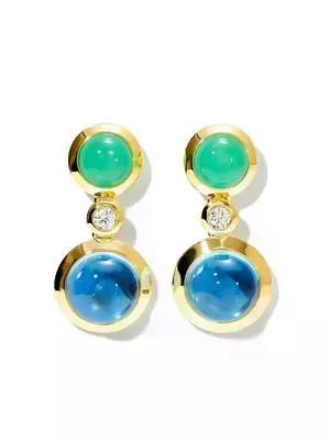 Tamara Comolli 18k Yellow Lagoon Multi-stone Earrings - Gold