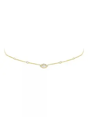 LOGAN HOLLOWELL 14k Yellow Diamond Angel Eye Choker - Gold
