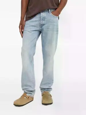WON HUNDRED Denim Trousers With Button Detail