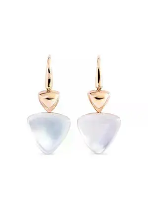 Vhernier 18k Rose Gold Mother-of-pearl Earrings - Pink