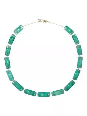 TEN THOUSAND THINGS 18k Yellow & Chrysoprase Necklace - Gold