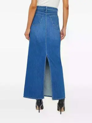 L'Agence Denim Maxi Skirt
