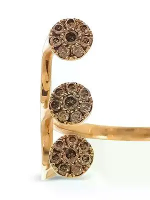 STEFERE 18k Rose Gold Brown Diamond Ring
