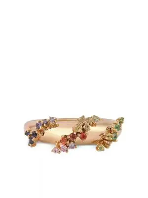 ANANYA 18k Yellow Scatter Sapphire And Diamond Ring - Gold