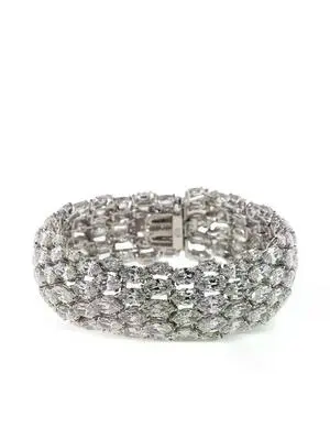 FANTASIA BY DESERIO Baguette-Cut Marquise Bracelet