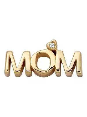 Loquet 18k Yellow Mom Diamond Charm - Gold