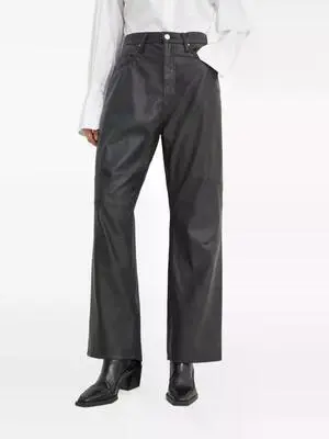 WON HUNDRED Pockets Leather Trousers