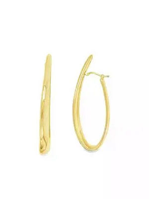 LISA NIK 18k Yellow Hoop Earrings - Gold