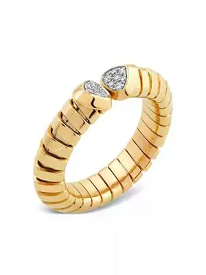 Marina B 18k Yellow Trisolina Diamond Ring - Gold